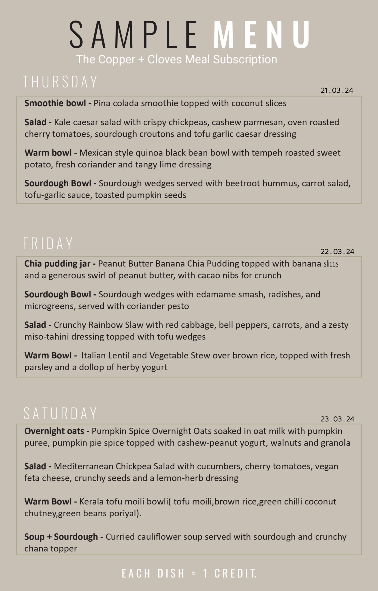 Our Cafe - Copper + Cloves